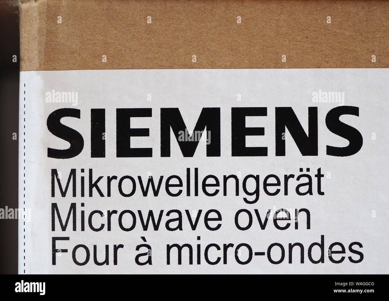 MUENCHEN, GERMANY - CIRCA AUGUST 2019: Siemens sign Stock Photo - Alamy