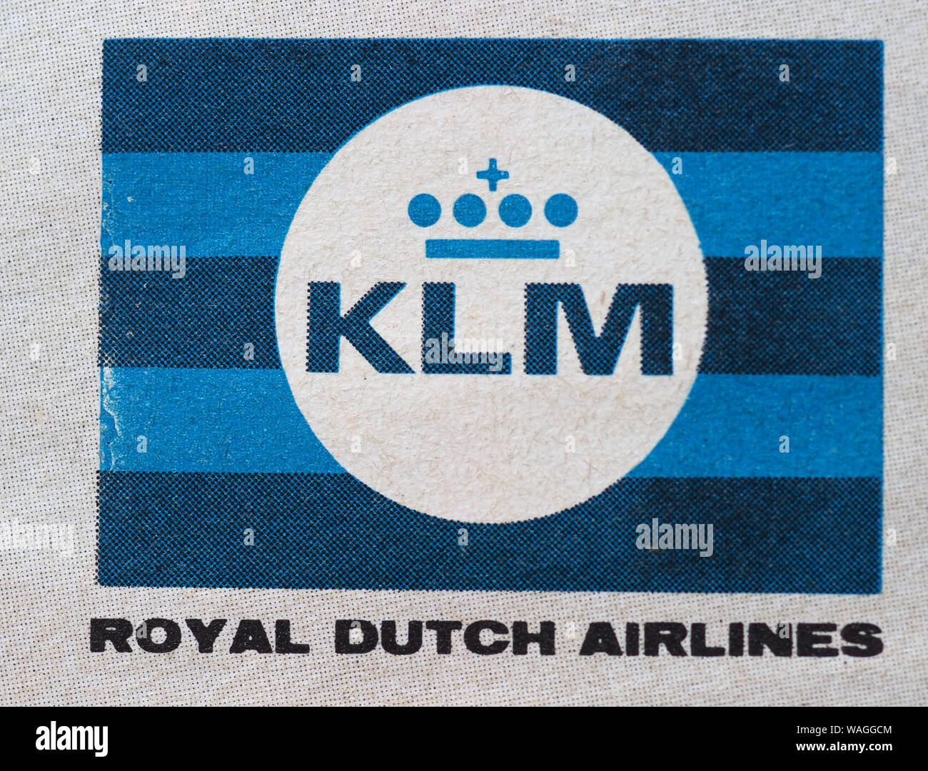 AMSTERDAM, NETHERLANDS - CIRCA AUGUST 2019: KLM airline sign Stock ...