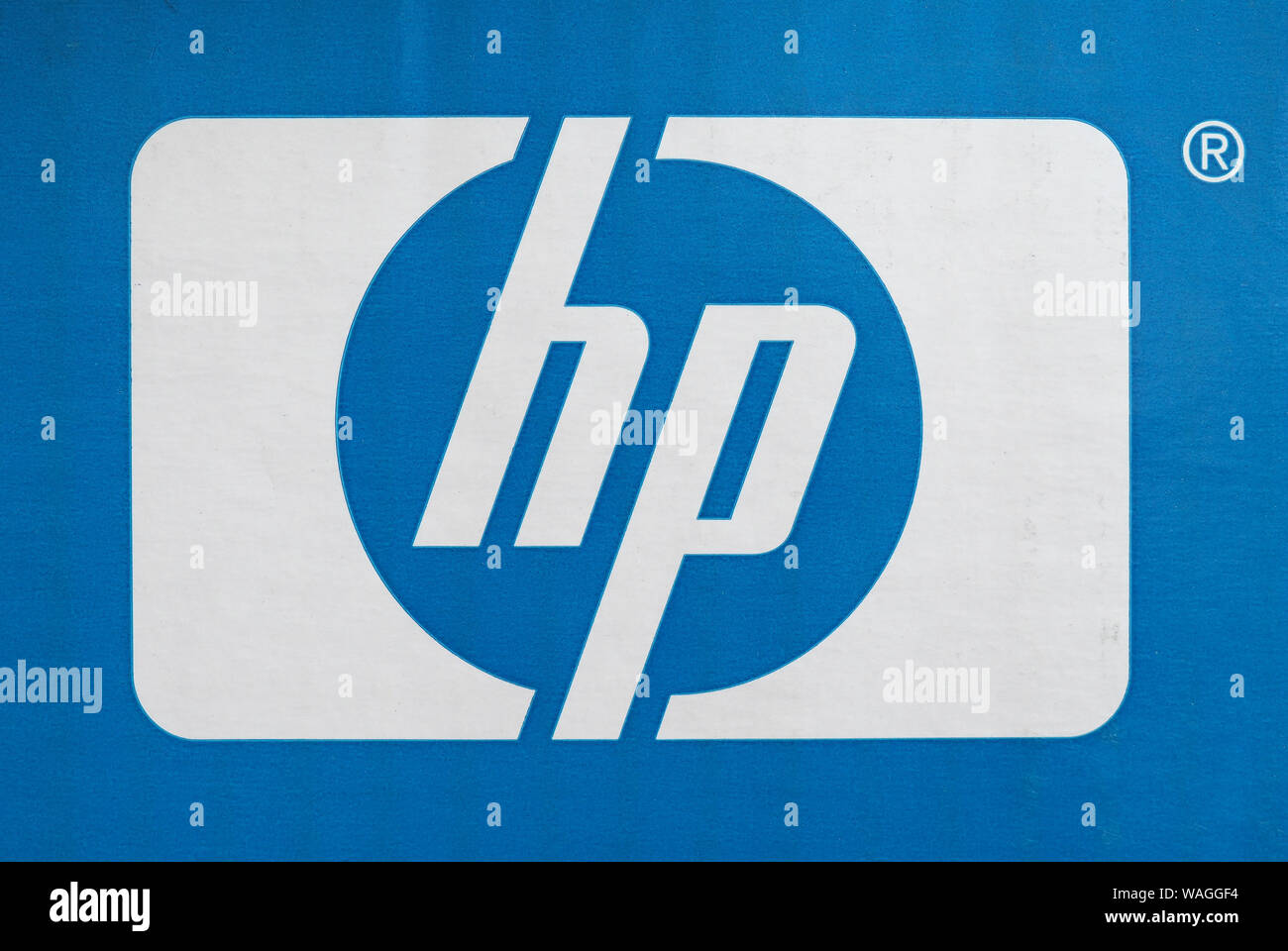 PALO ALTO, USA - CIRCA AUGUST 2019: HP sign Stock Photo - Alamy