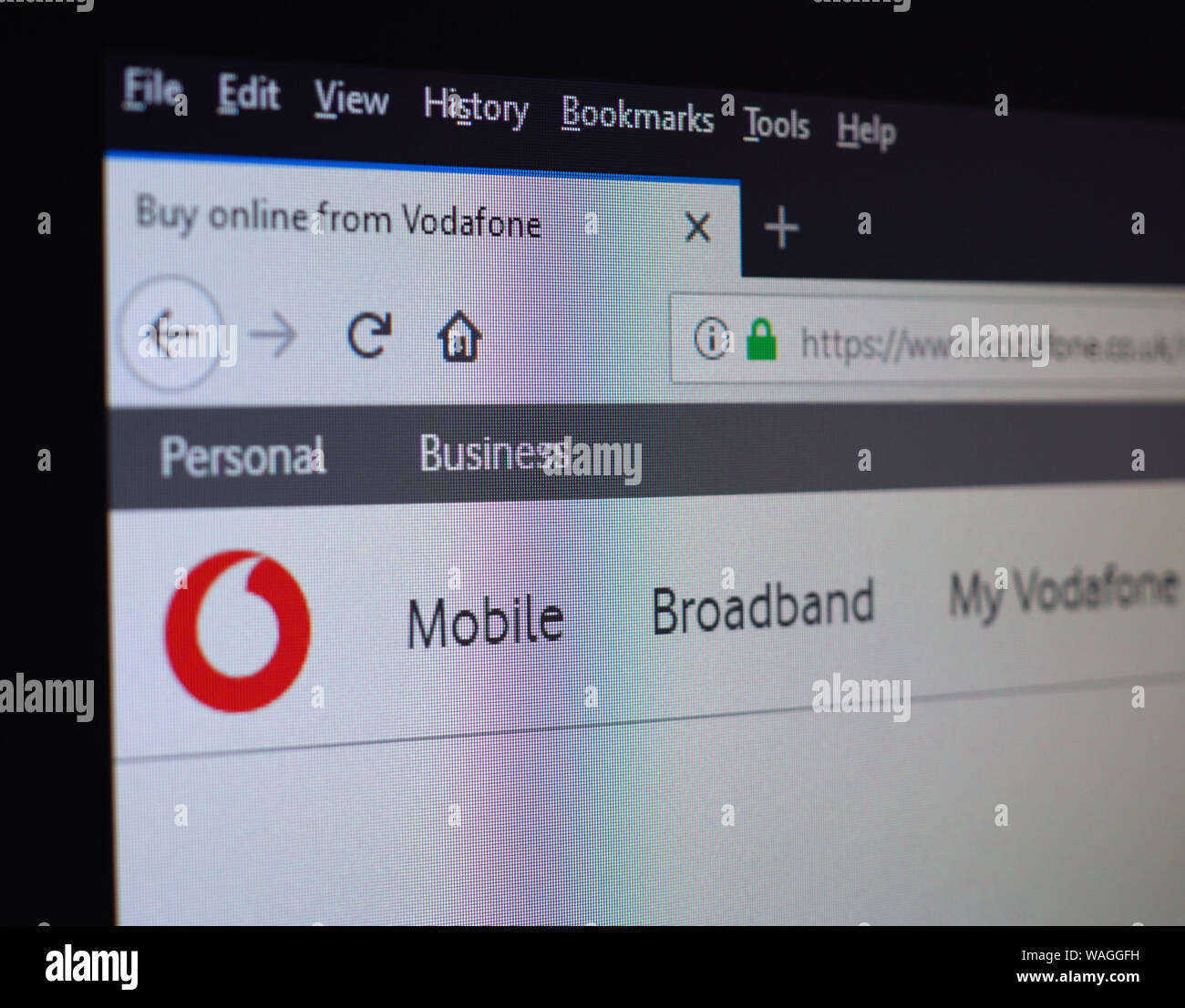 LONDON, UK - CIRCA AUGUST 2019: Vodafone website Stock Photo - Alamy