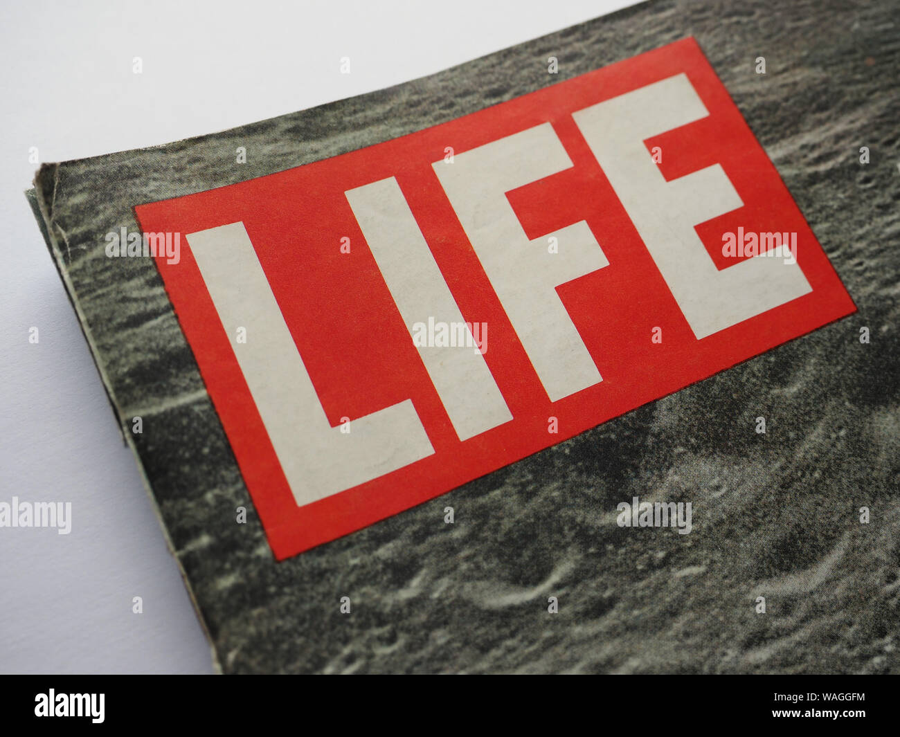 NEW YORK, USA - CIRCA AUGUST 2019: Life magazine header sign Stock ...