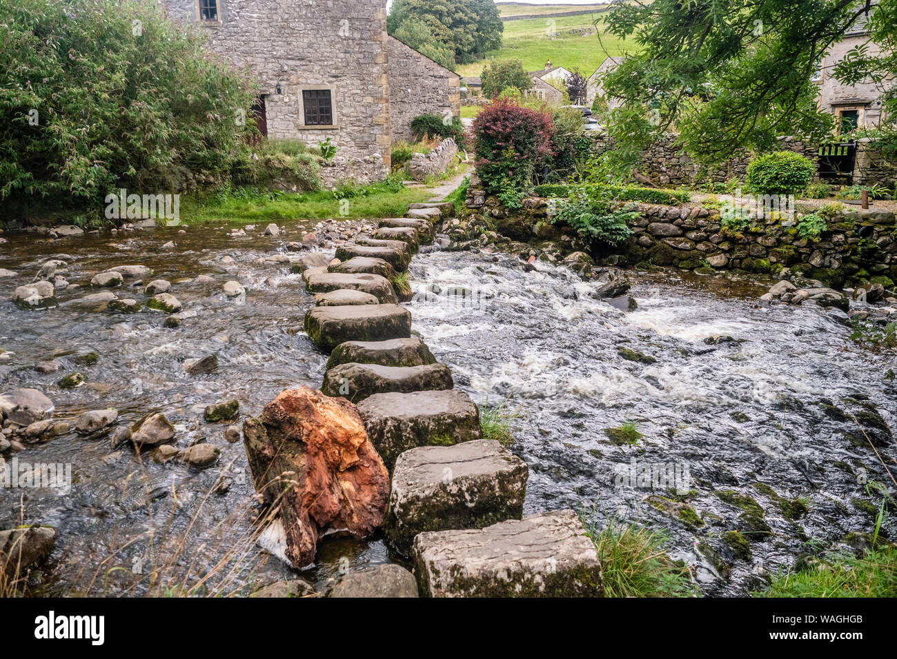 Stainforth in the Yorkshire Dales Stock Photo - Alamy