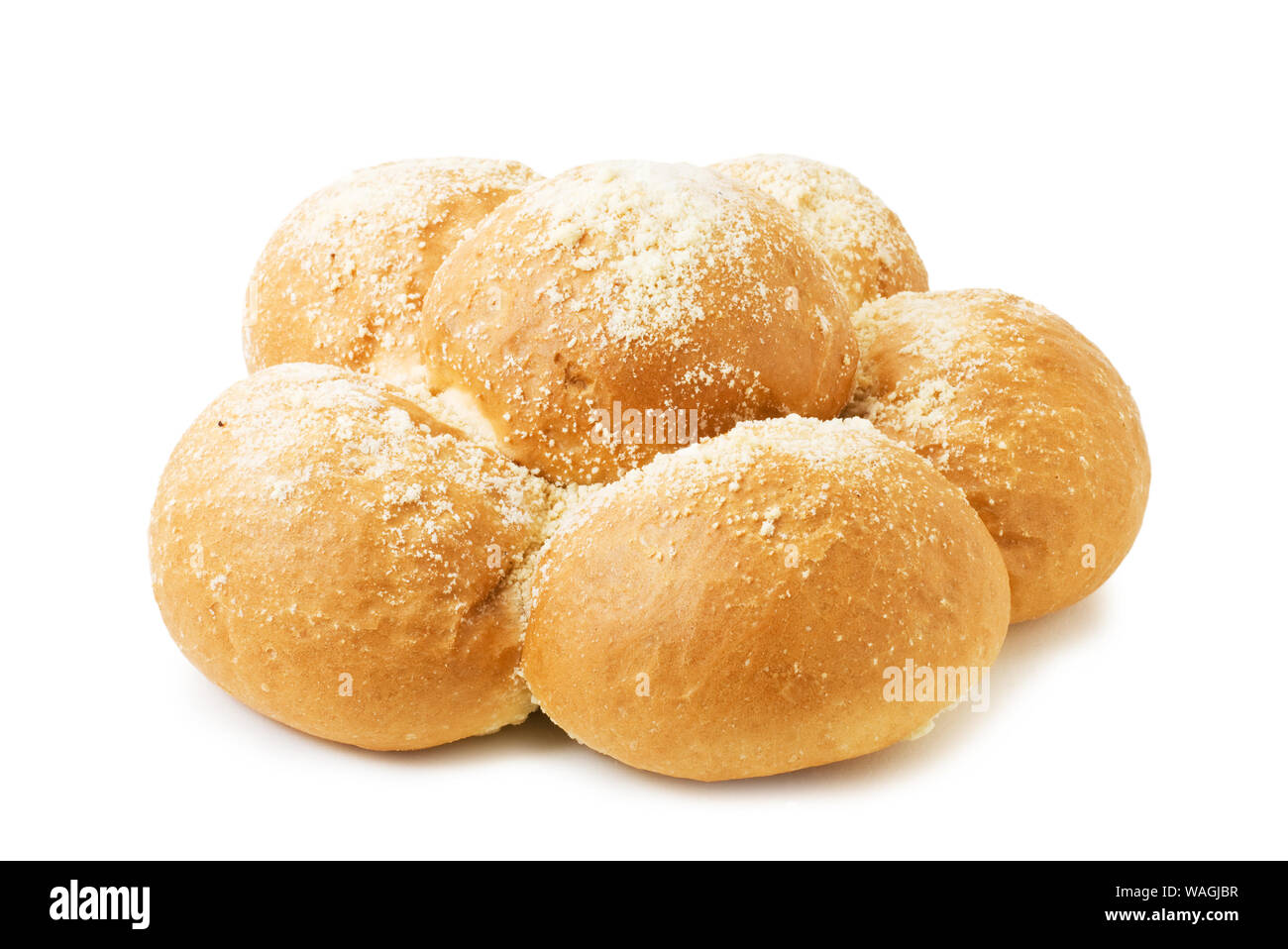 pikelet isolated on white background Stock Photo - Alamy