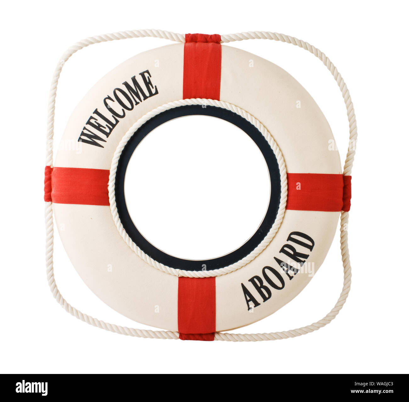 lifebuoy isolated on a white background Stock Photo - Alamy