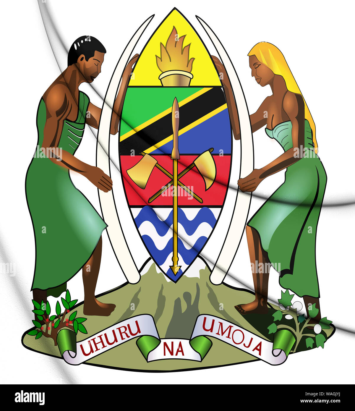 3D Tanzania Coat Of Arms 3D Illustration Stock Photo Alamy 3d-tanzania-coat-of-arms-3d-illustration-stock-photo-alamy