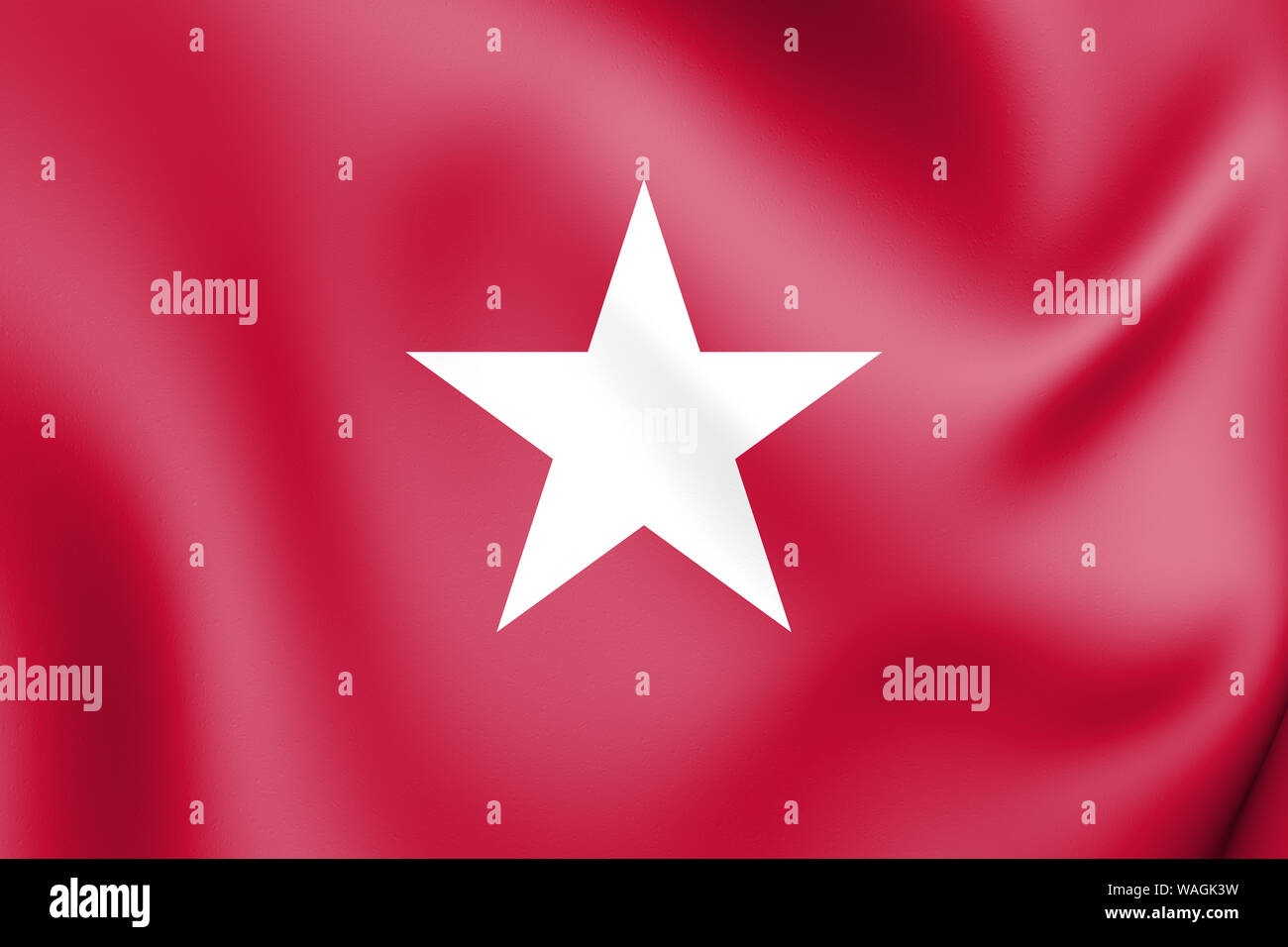 3D Jane Long Flag (Texas), USA. 3D Illustration Stock Photo - Alamy