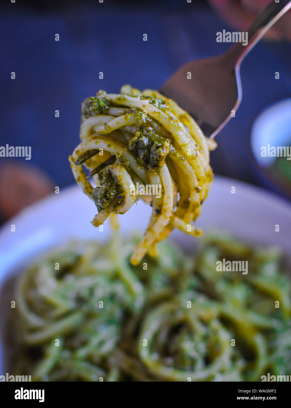 Close up of spaghetti pasta hi-res stock photography and images - Alamy