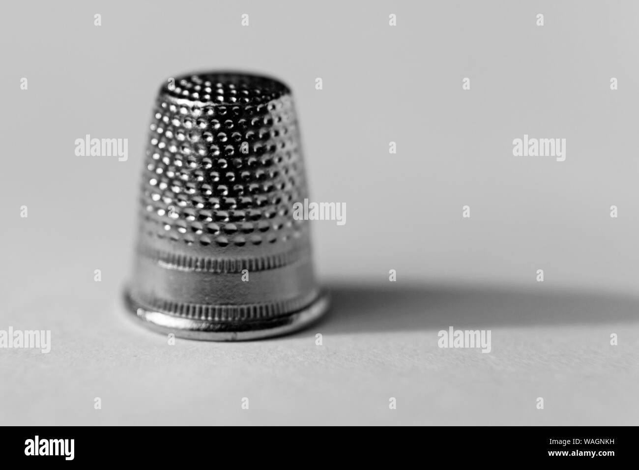 Black and white thimble Black and White Stock Photos & Images - Alamy