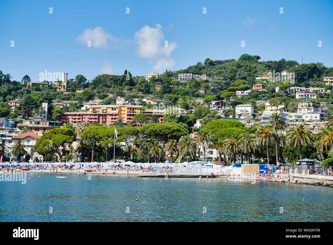 Rapallo beach hi-res stock photography and images - Alamy