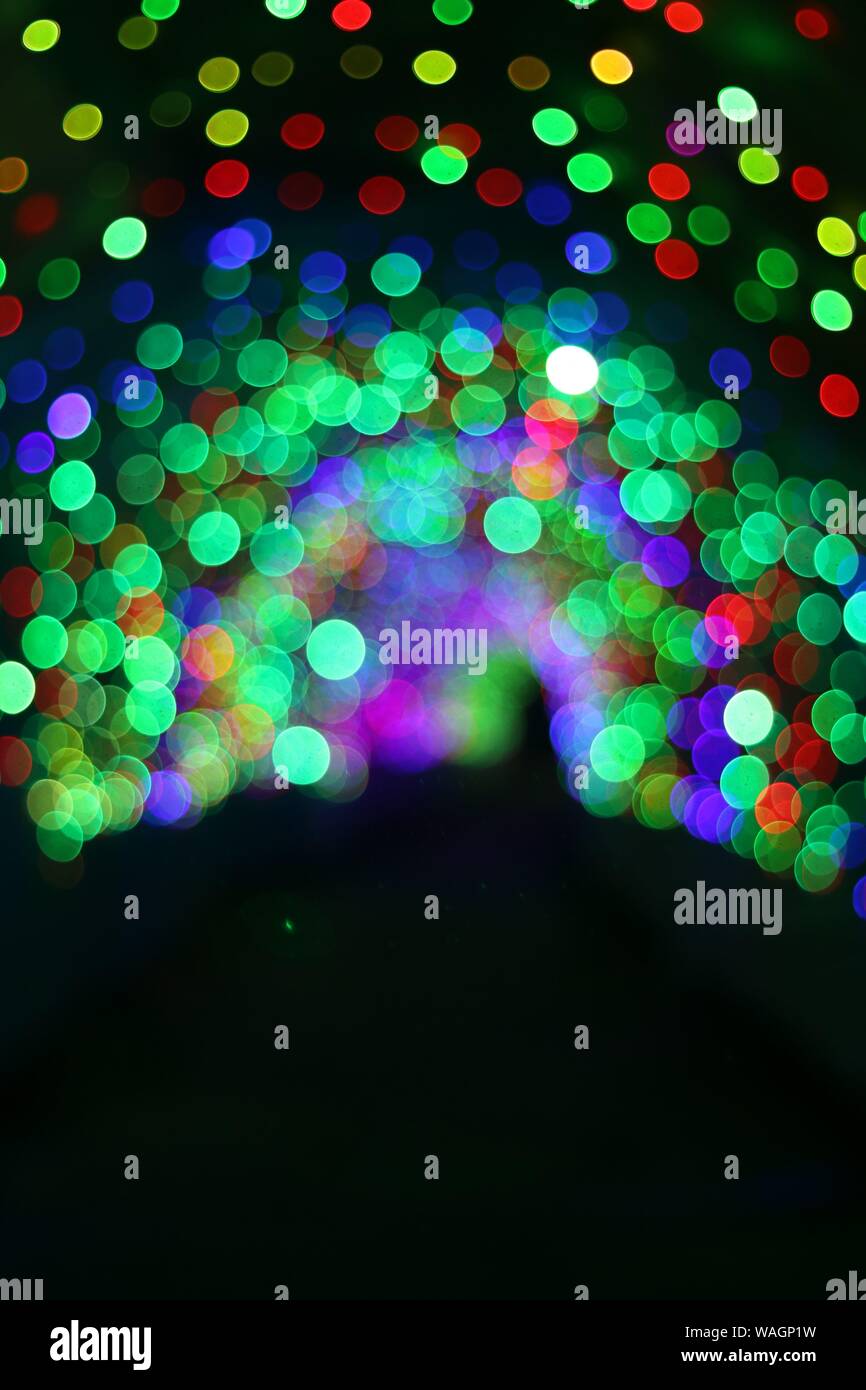 abstract colorful defocused circular facula,abstract background Stock ...