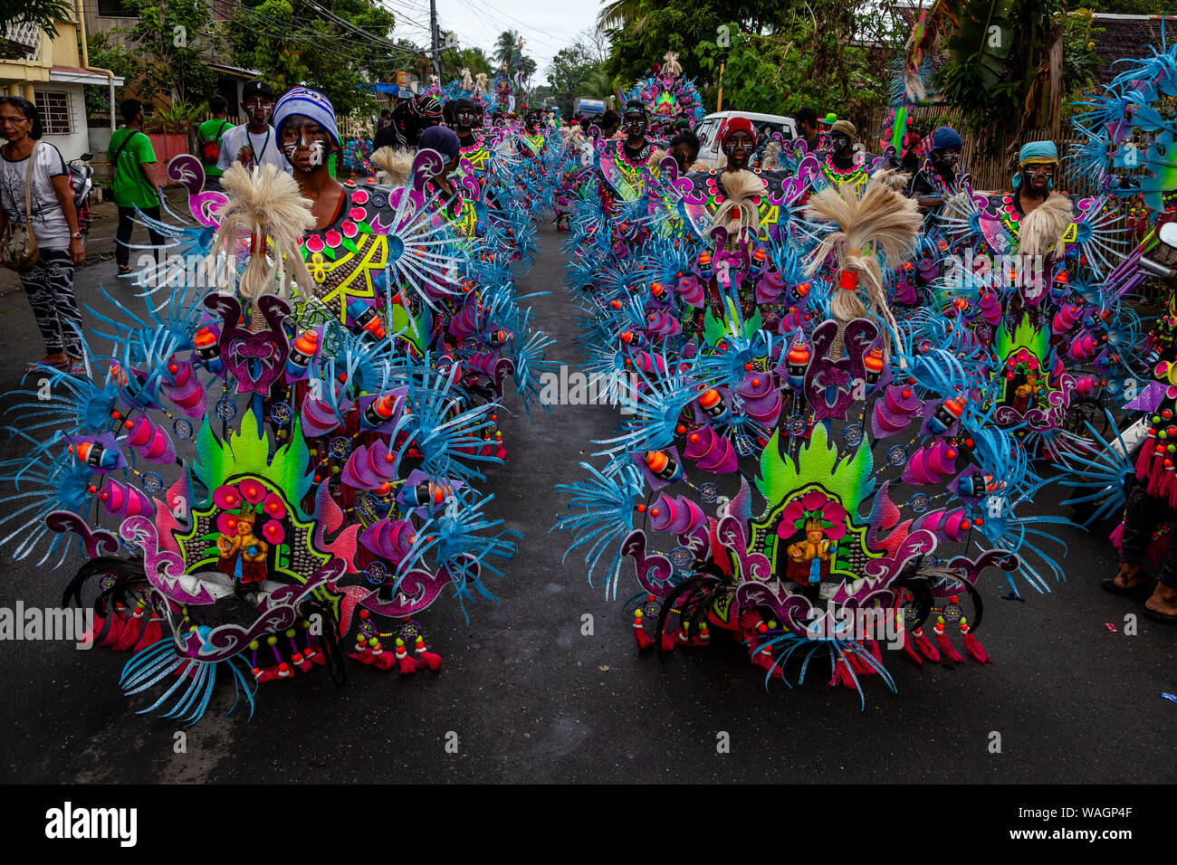 Local Teenagers Prepare To Take Part In A Colourful Procession During ...