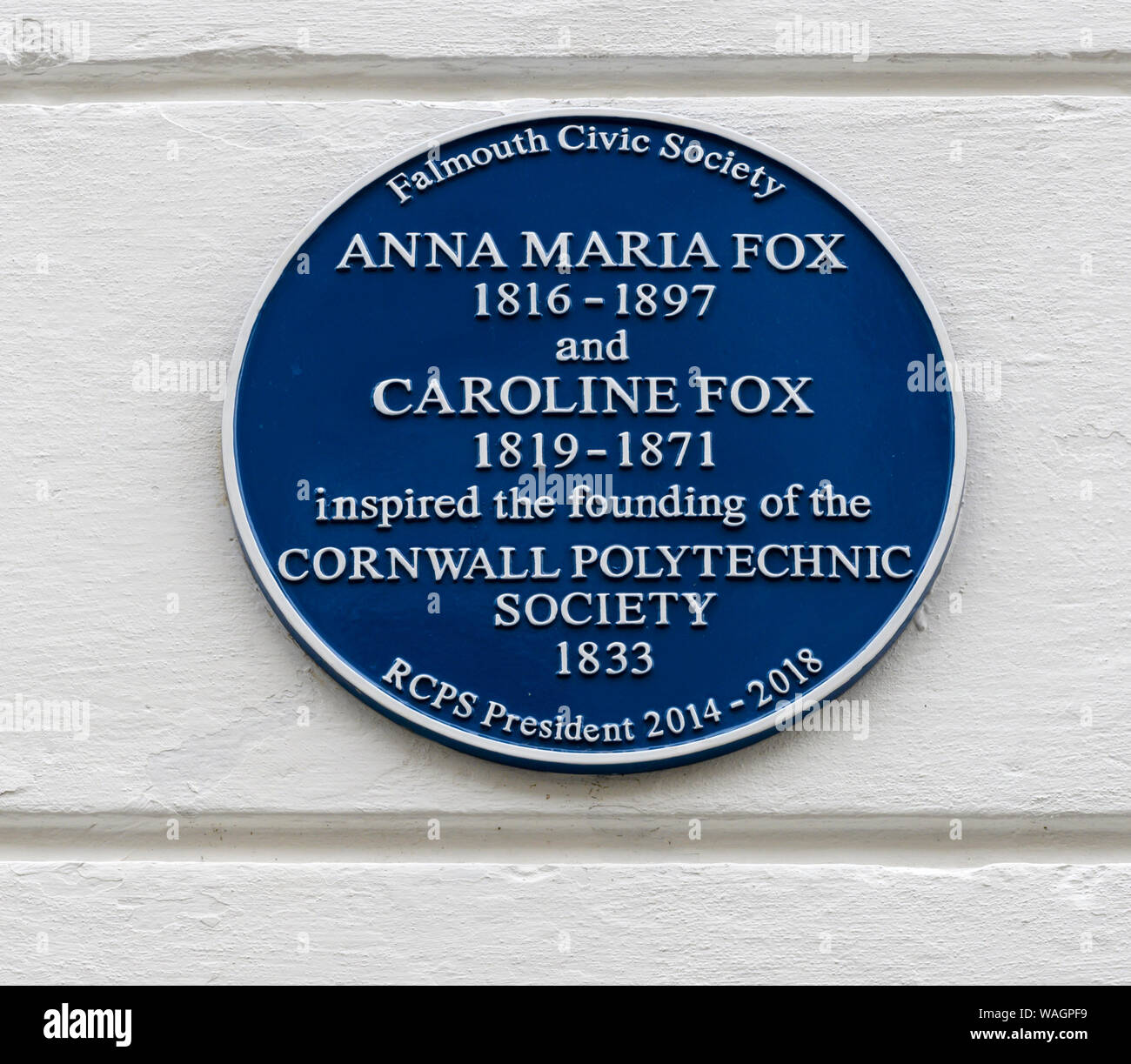 Blue heritage plaque Stock Photo - Alamy