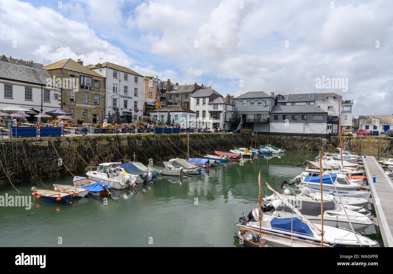 Falmouth Custom House Quay, Falmouth, Cornwall, England, UK Stock Photo ...