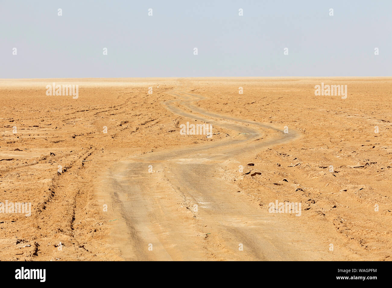 Desert tyre tracks hi-res stock photography and images - Alamy