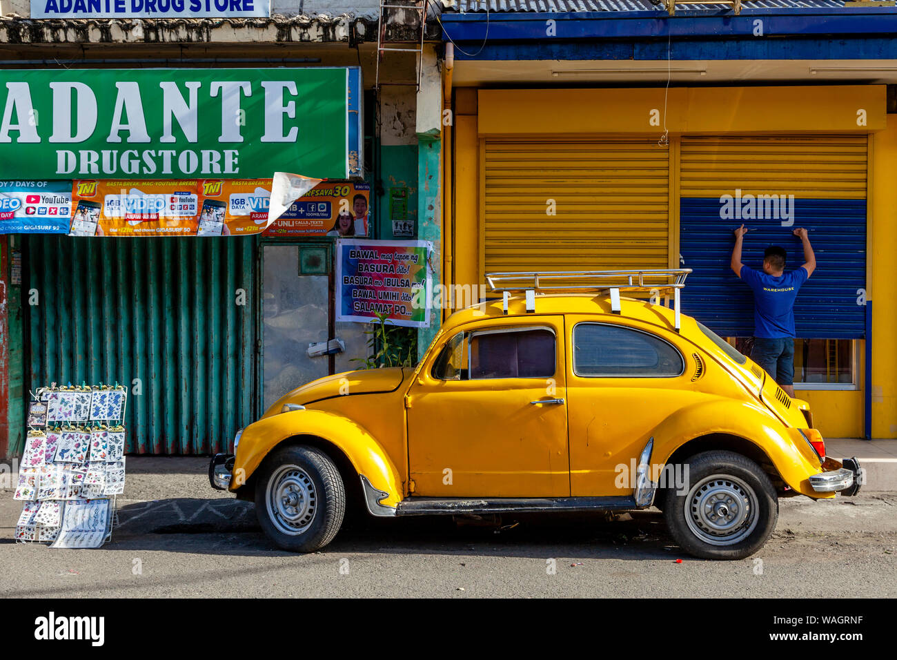 Colourful Shops In Kalibo, Panay Island, Aklan Province, Western ...