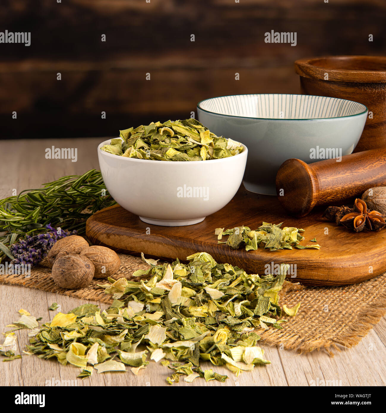 Leek flakes hi-res stock photography and images - Alamy