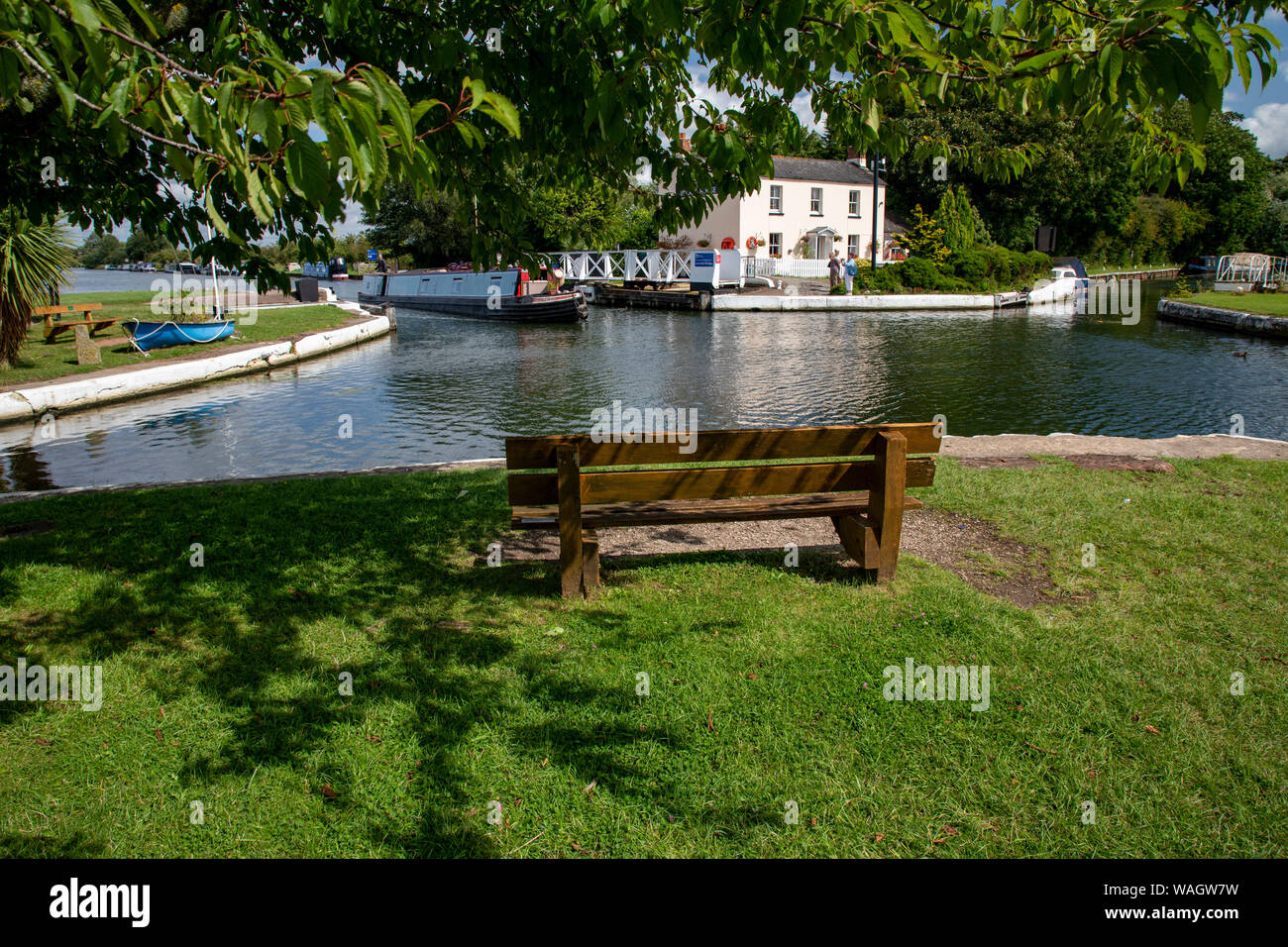 Saul junction sharpness canal gloucestershire hi-res stock photography ...