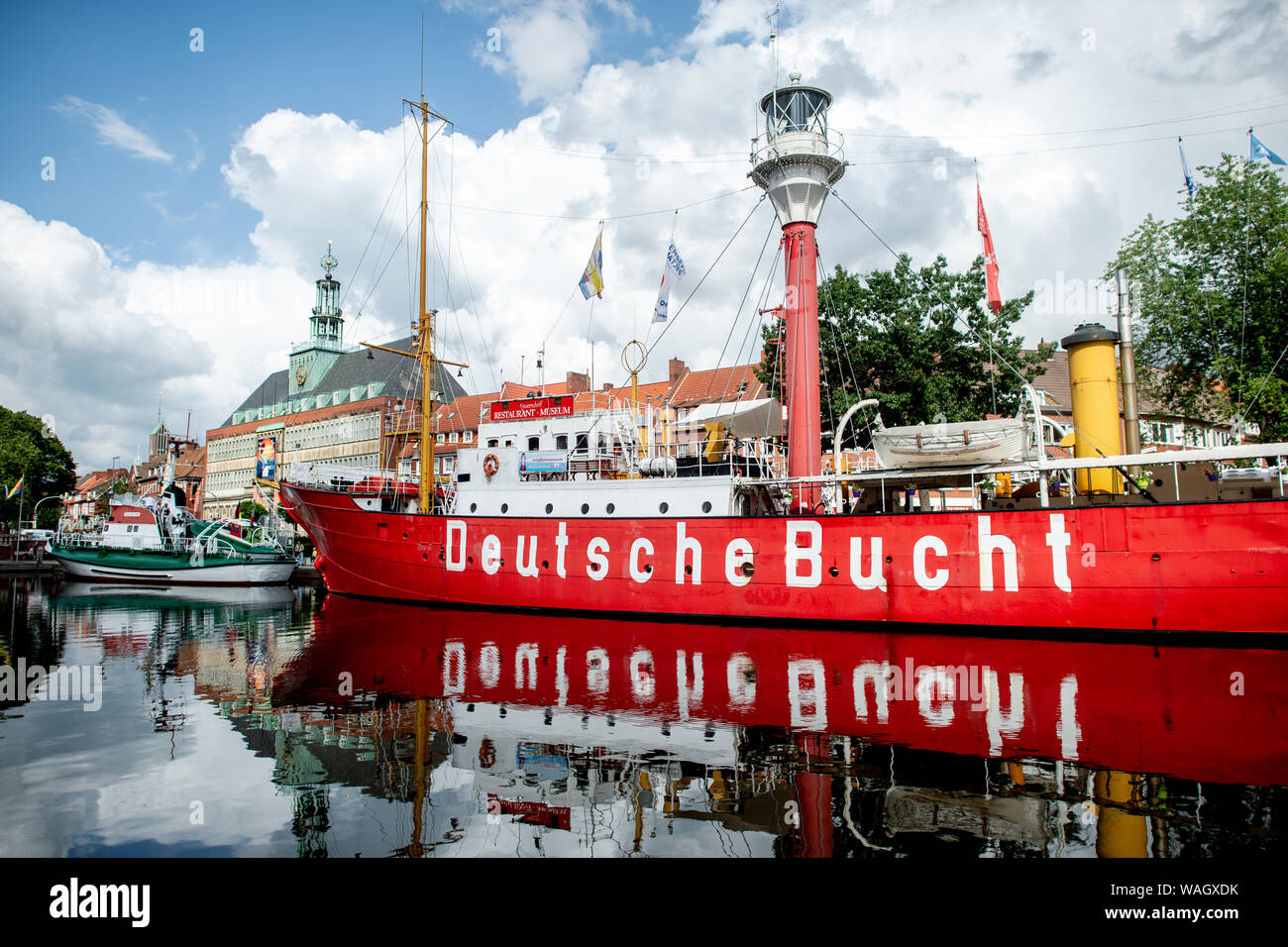 Emden, Germany. 07th Aug, 2019. The historic rescue cruiser "Georg ...