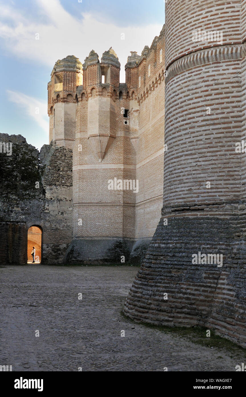 Coca castle castile leon spain hi-res stock photography and images - Alamy