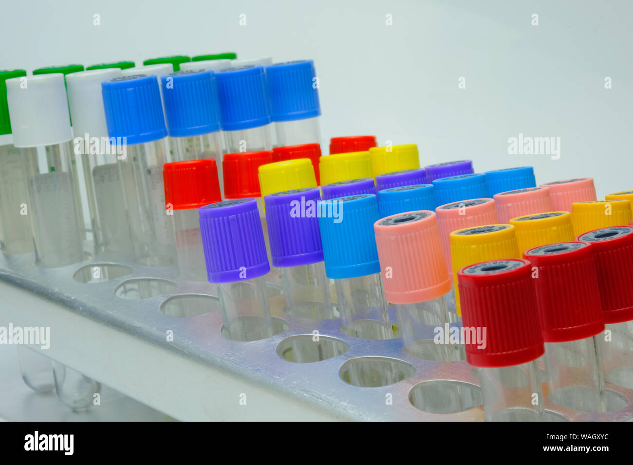 Test tubes in a rack hi-res stock photography and images - Alamy