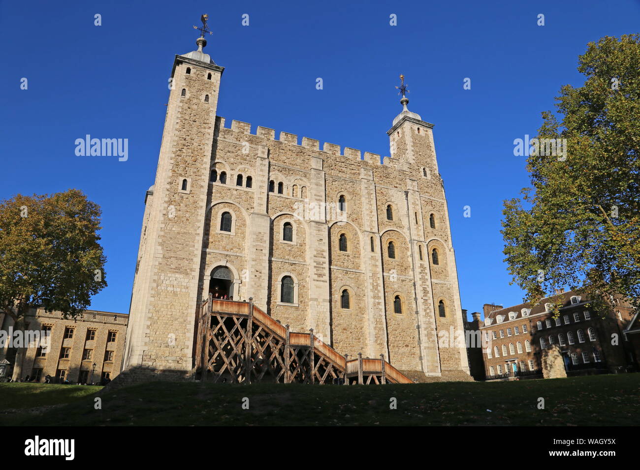 White Tower, Tower of London, City of London, England, Great Britain ...