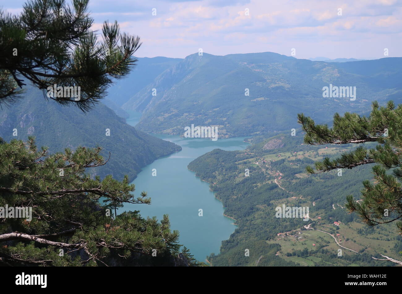 Viewpoint Banjska stena at Tara mountain - Serbia Stock Photo - Alamy