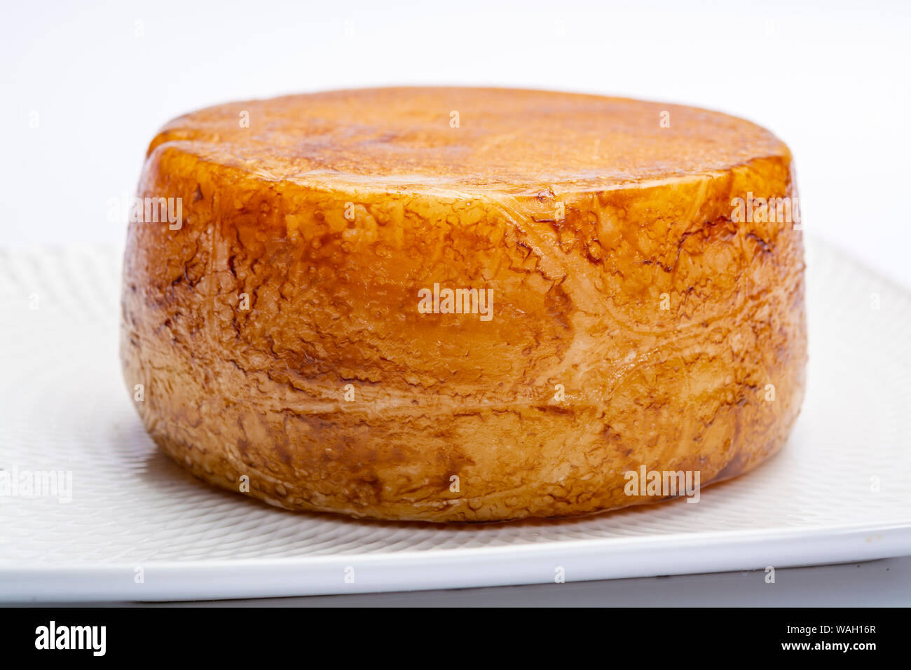 Hard Italian pecorino sheep cheese in one piece close up Stock Photo ...