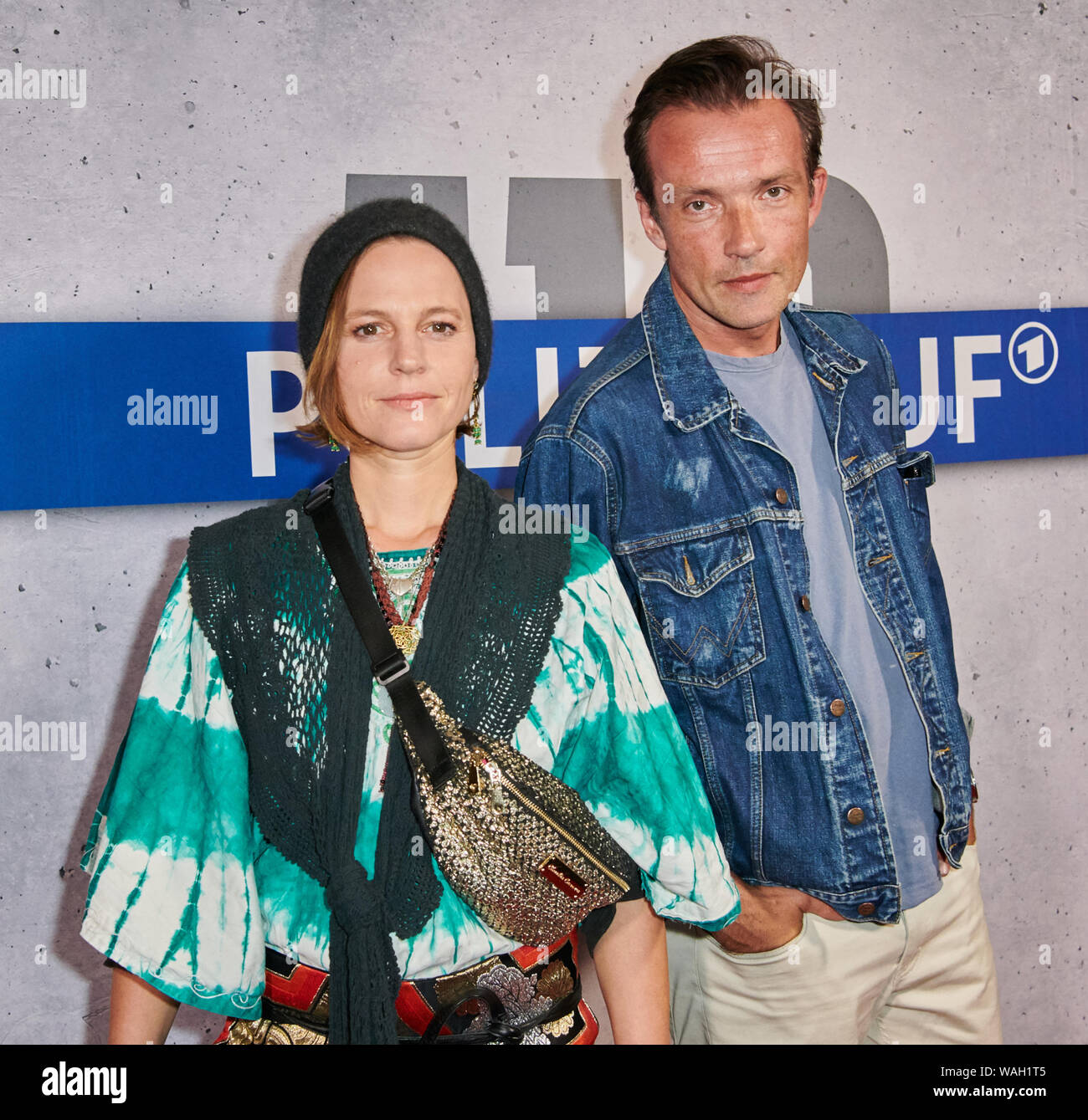 Berlin, Germany. 20th Aug, 2019. The actors Maria Simon and Lucas ...