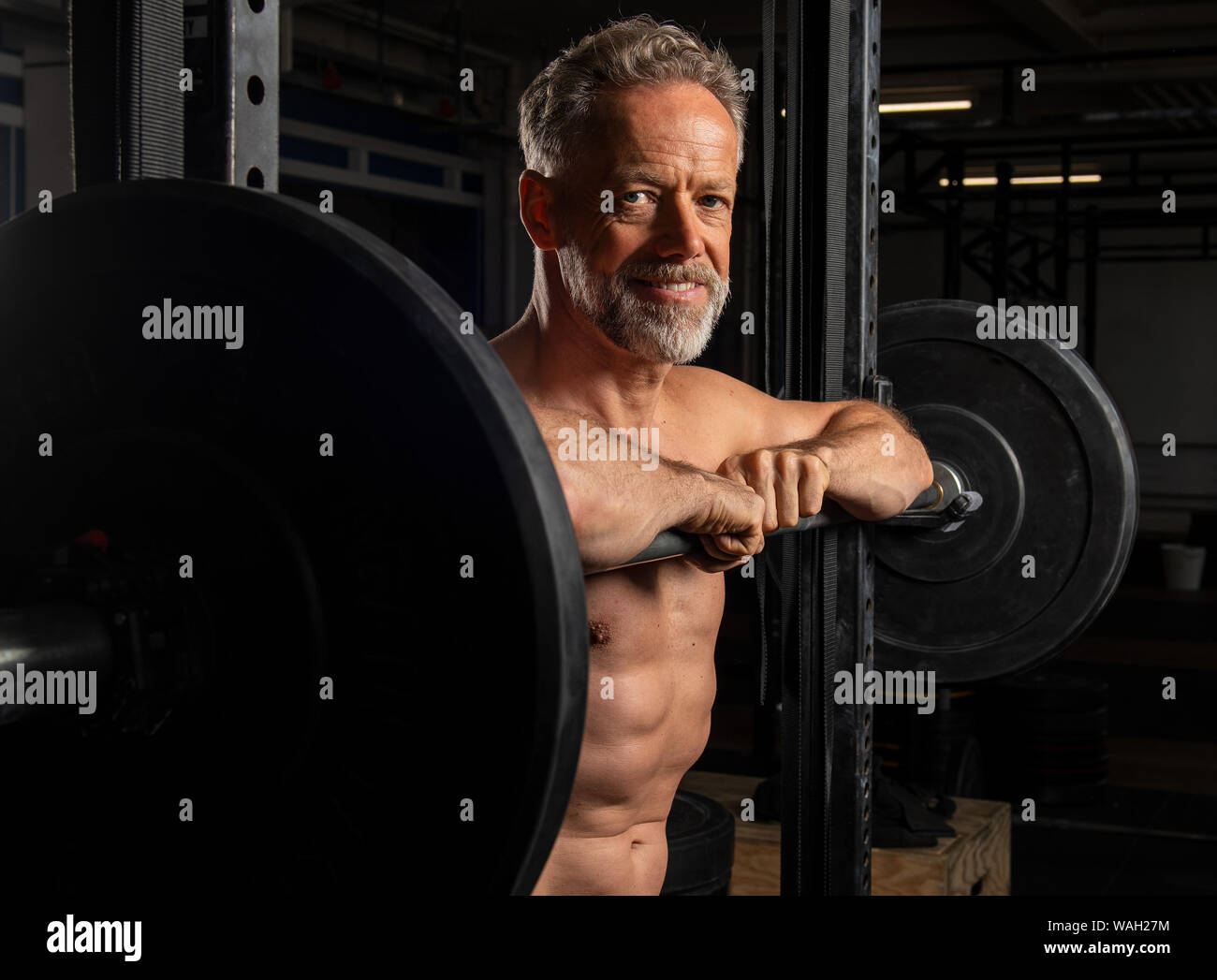 Black male body builder hi-res stock photography and images - Alamy