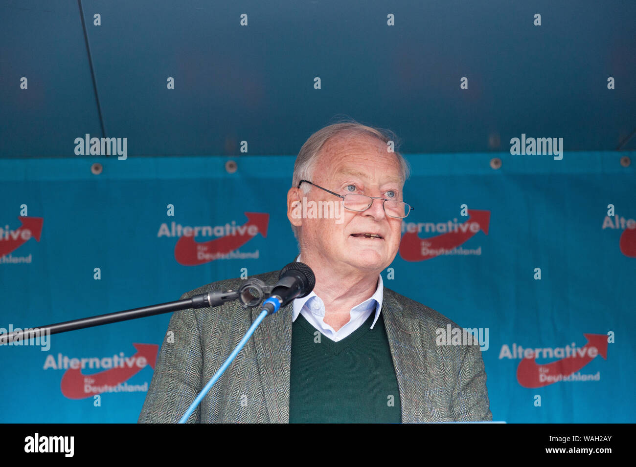 Alexander Gauland AfD Bautzen 15082019 f wehnert Stock Photo - Alamy