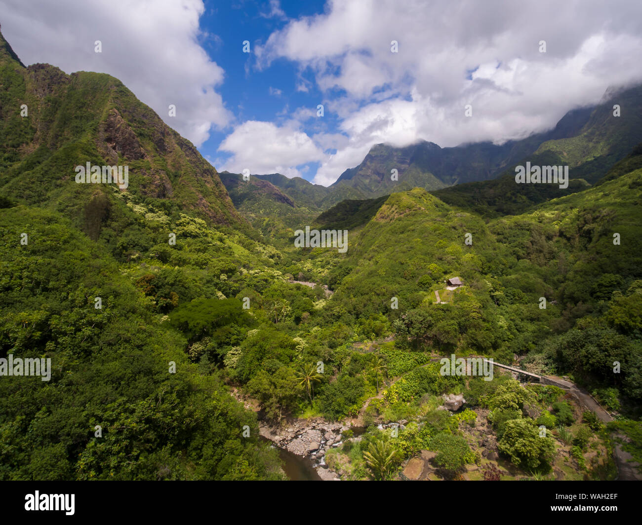 Aerial birds eye view iao hi-res stock photography and images - Alamy