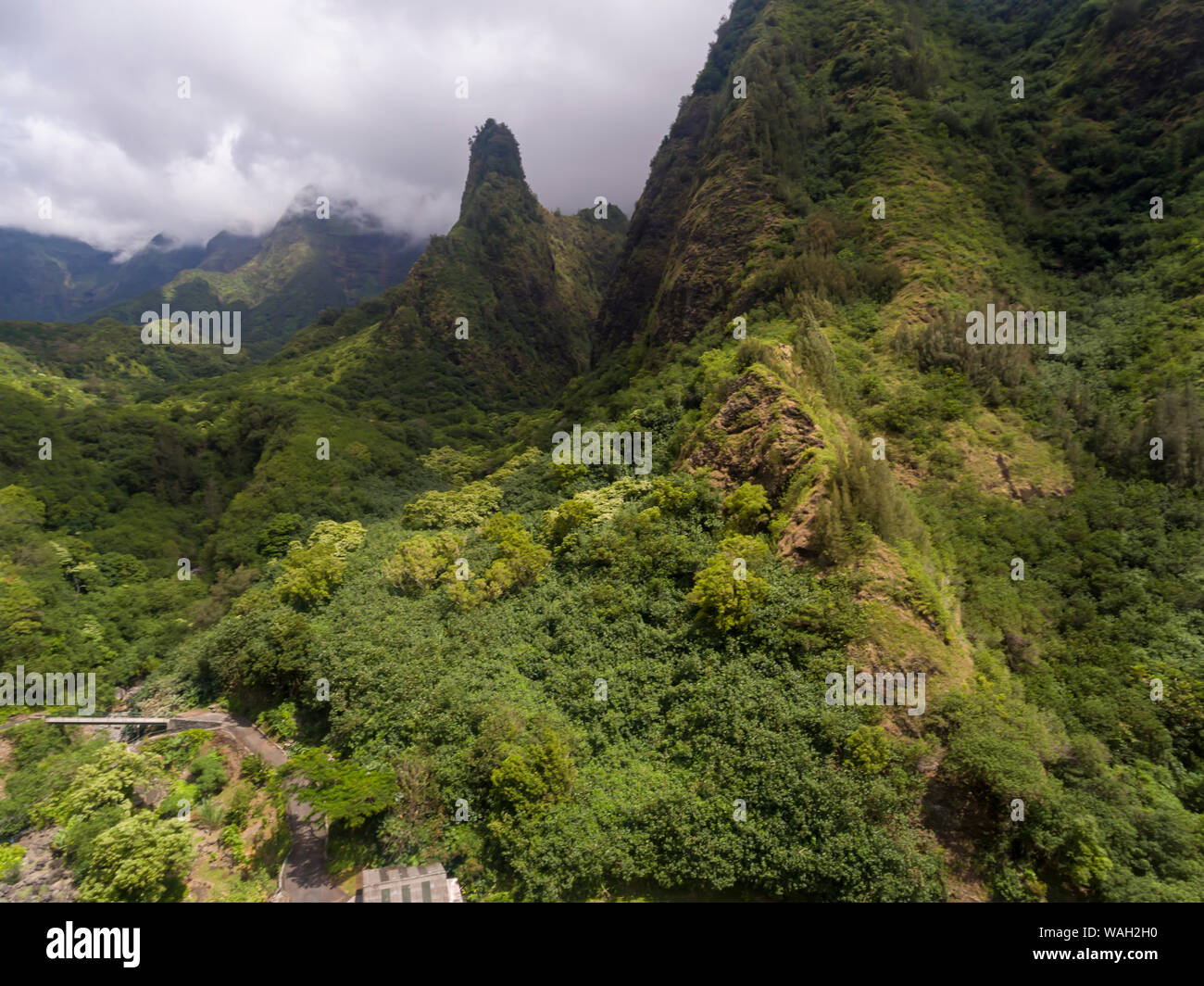Aerial birds eye view iao hi-res stock photography and images - Alamy