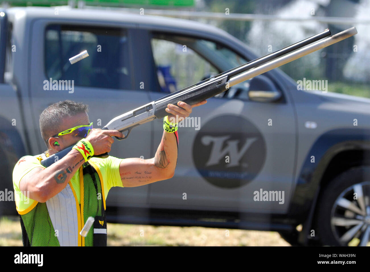 Raniero Testa is a shooter on the fly, holding 7 world records during ...
