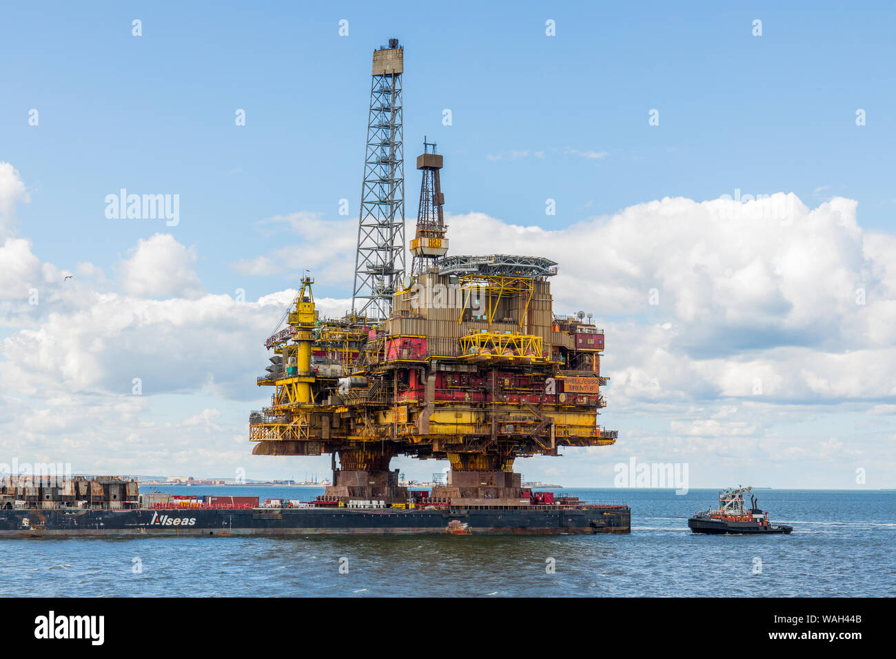 After over 40 years of oil production, the decommissioned Brent Bravo ...