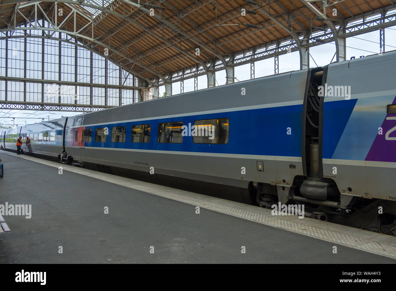 La Rochelle, France - May 08, 2019: Gare de La Rochelle SNCF, a ...