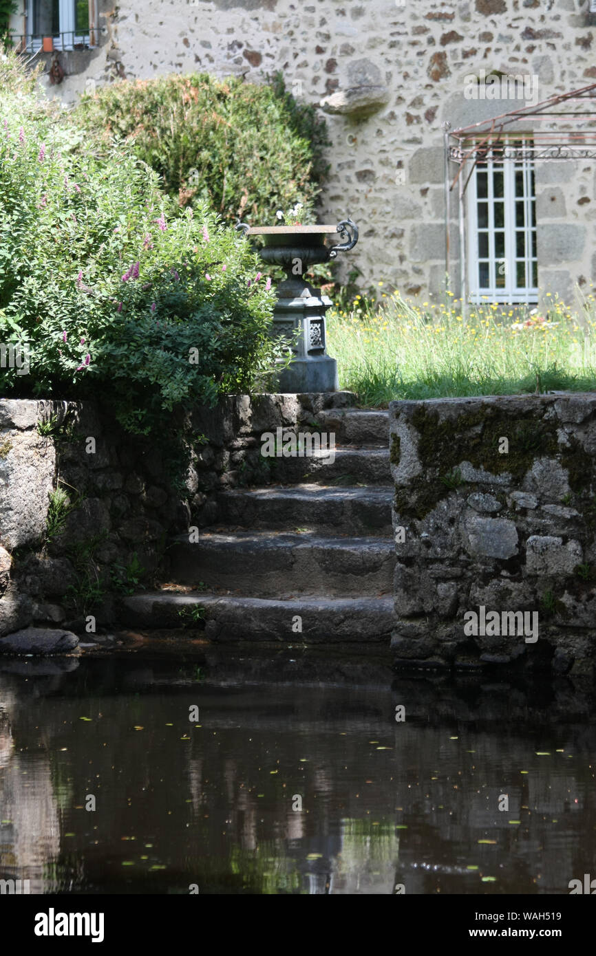 River Creuse at Felletin, France Stock Photo - Alamy