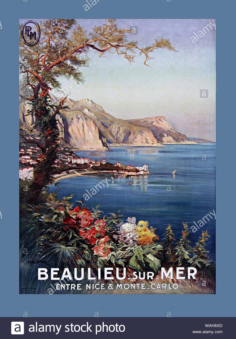 Vintage French Riviera High Resolution Stock Photography and Images - Alamy