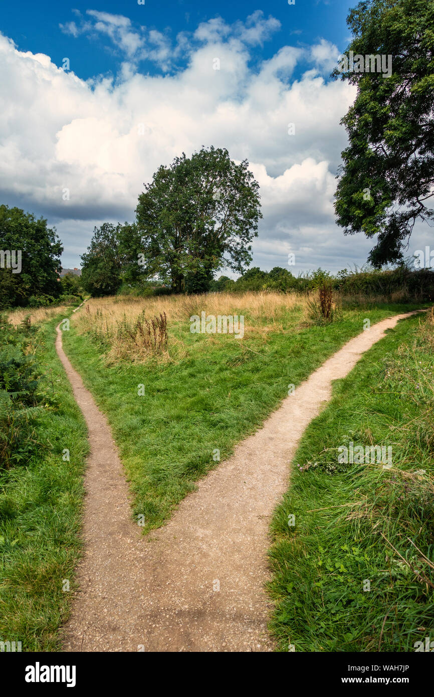 Two arrows direction symbol design hi-res stock photography and images ...