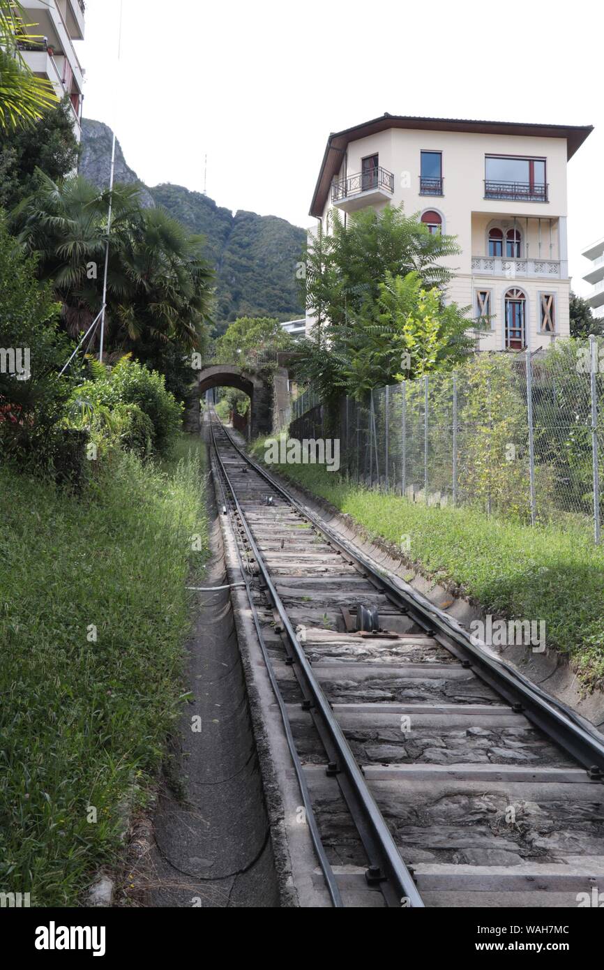 Lugano funicular hi-res stock photography and images - Alamy
