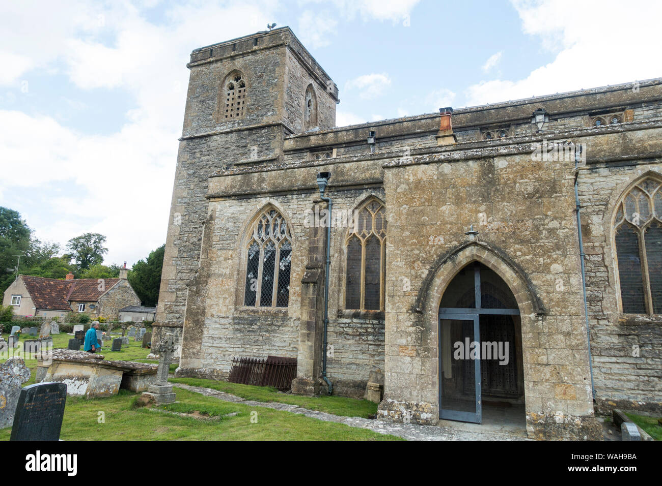 Church Of All Saints, East Pennard, Somerset, England, UK Stock Photo ...