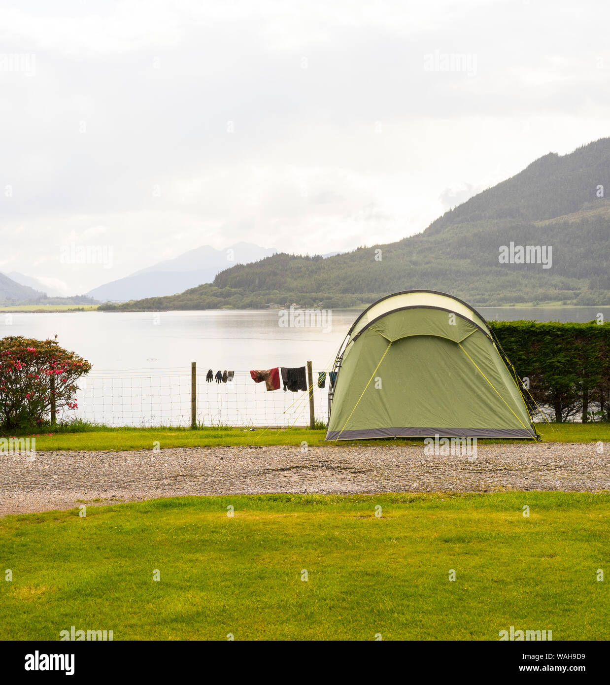 Camping invercoe hi-res stock photography and images - Alamy