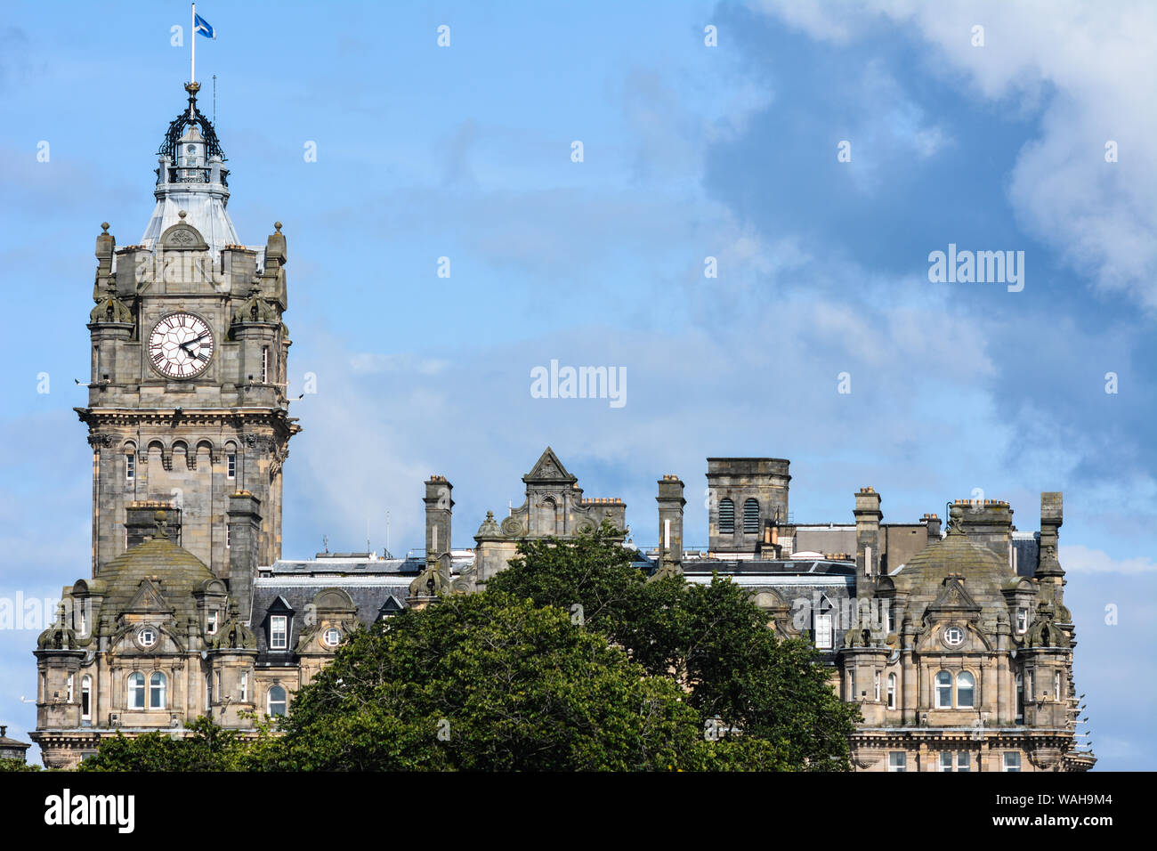 Everyday life in Edinburgh a place of interest for the visitor with ...