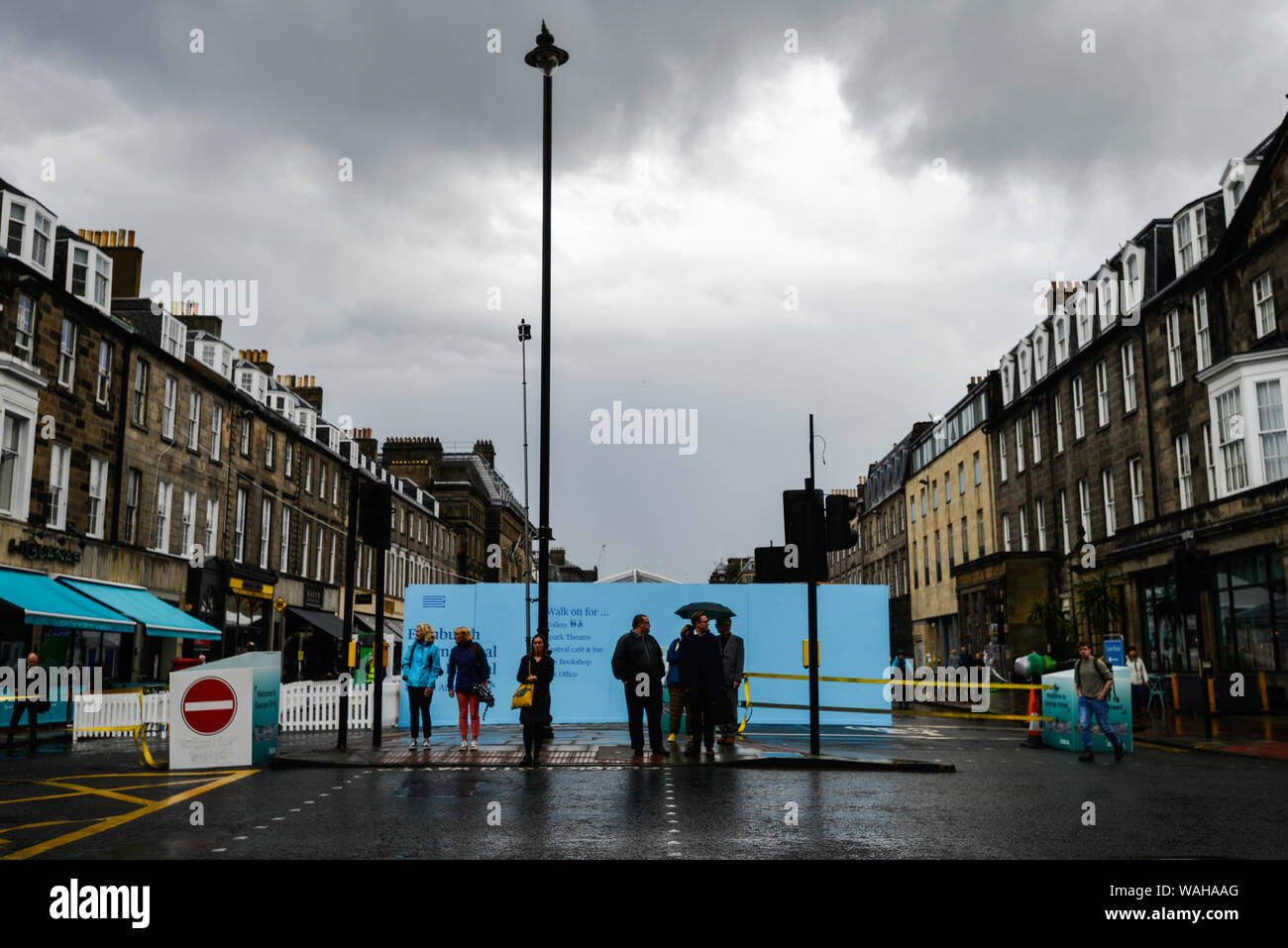 Everyday life in Edinburgh a place of interest for the visitor with ...