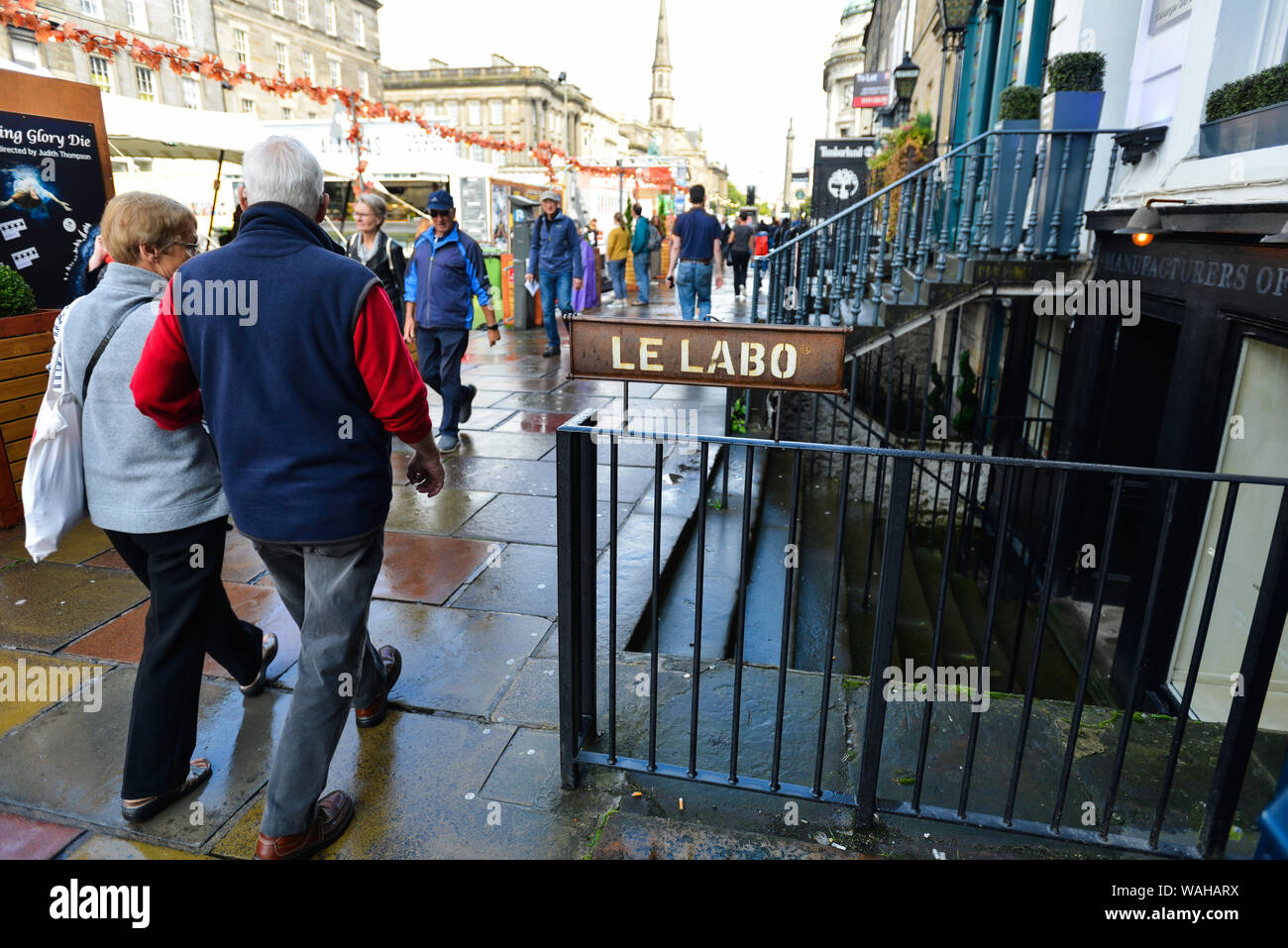 Everyday life in Edinburgh a place of interest for the visitor with ...