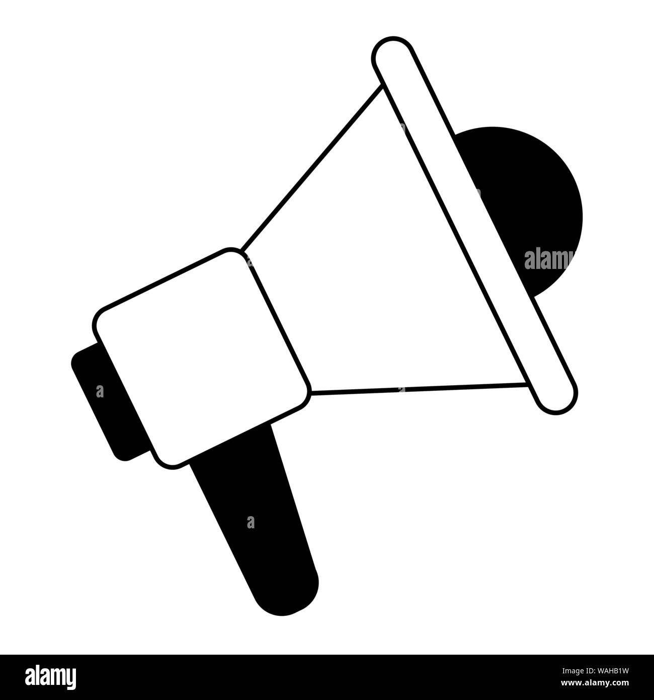 megaphone speaker cartoon Stock Vector Image & Art - Alamy