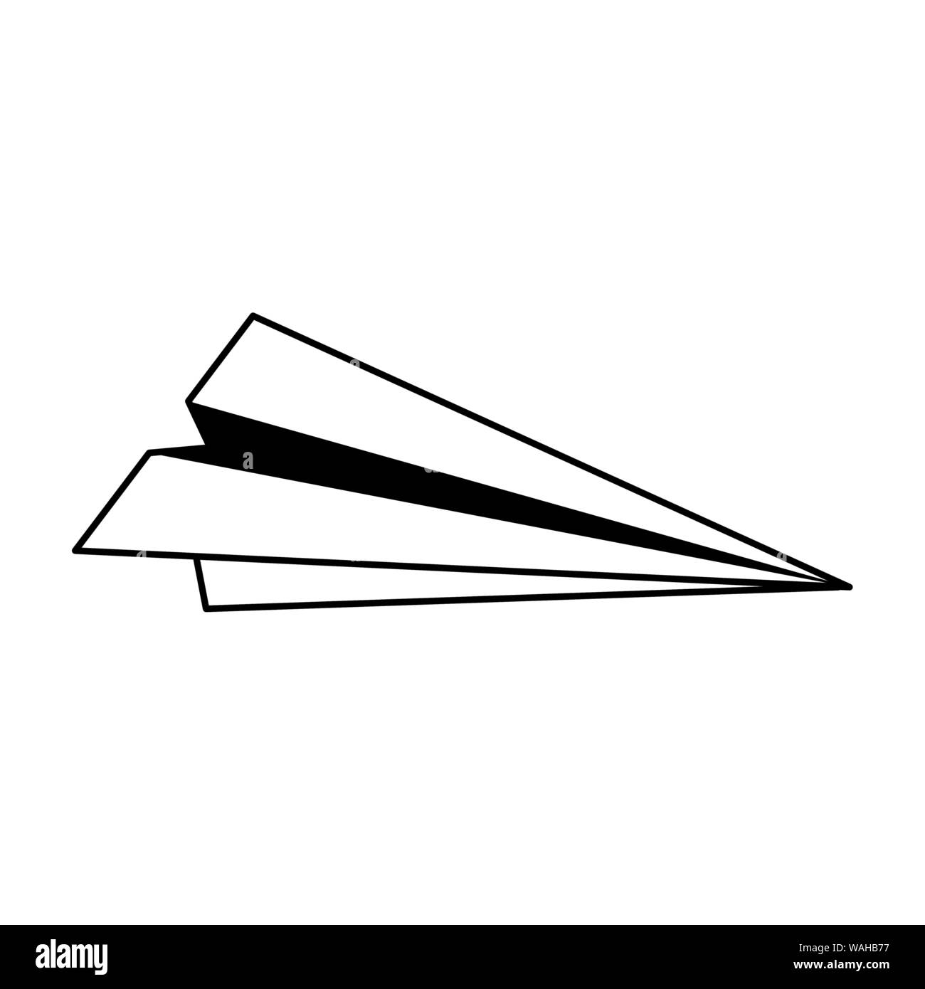 paper plane cartoon Stock Vector Image & Art - Alamy