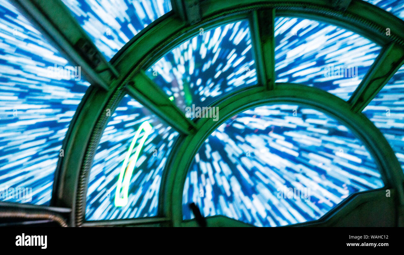 Millennium Falcon Cockpit Zoom Background