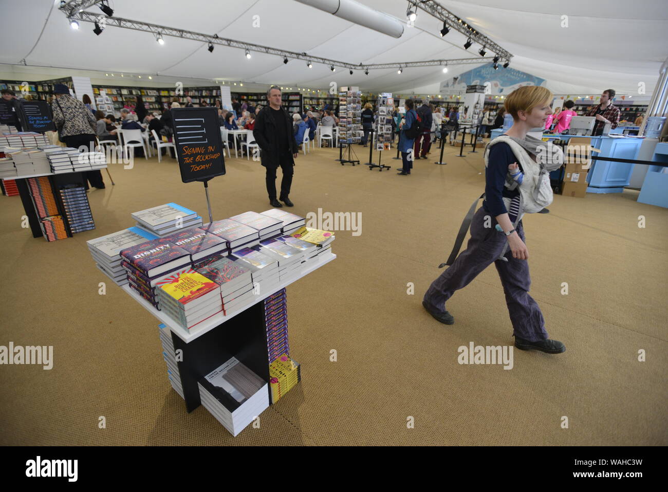 The Edinburgh international book Festival 2019 Stock Photo - Alamy