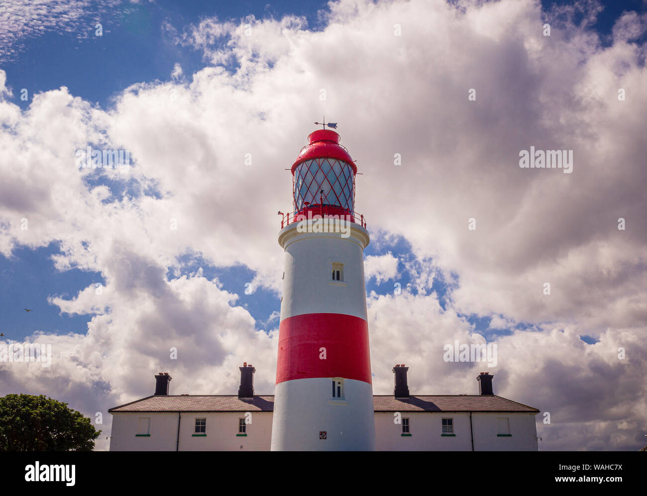 Souter Lighthouse in the village of Marsden, South Shields, Tyne & Wear ...