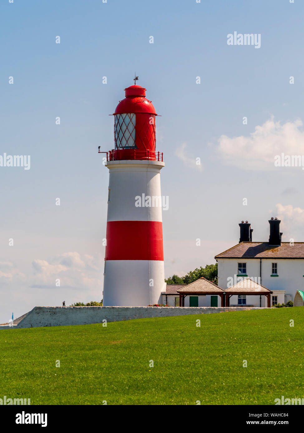Souter Lighthouse in the village of Marsden, South Shields, Tyne & Wear ...